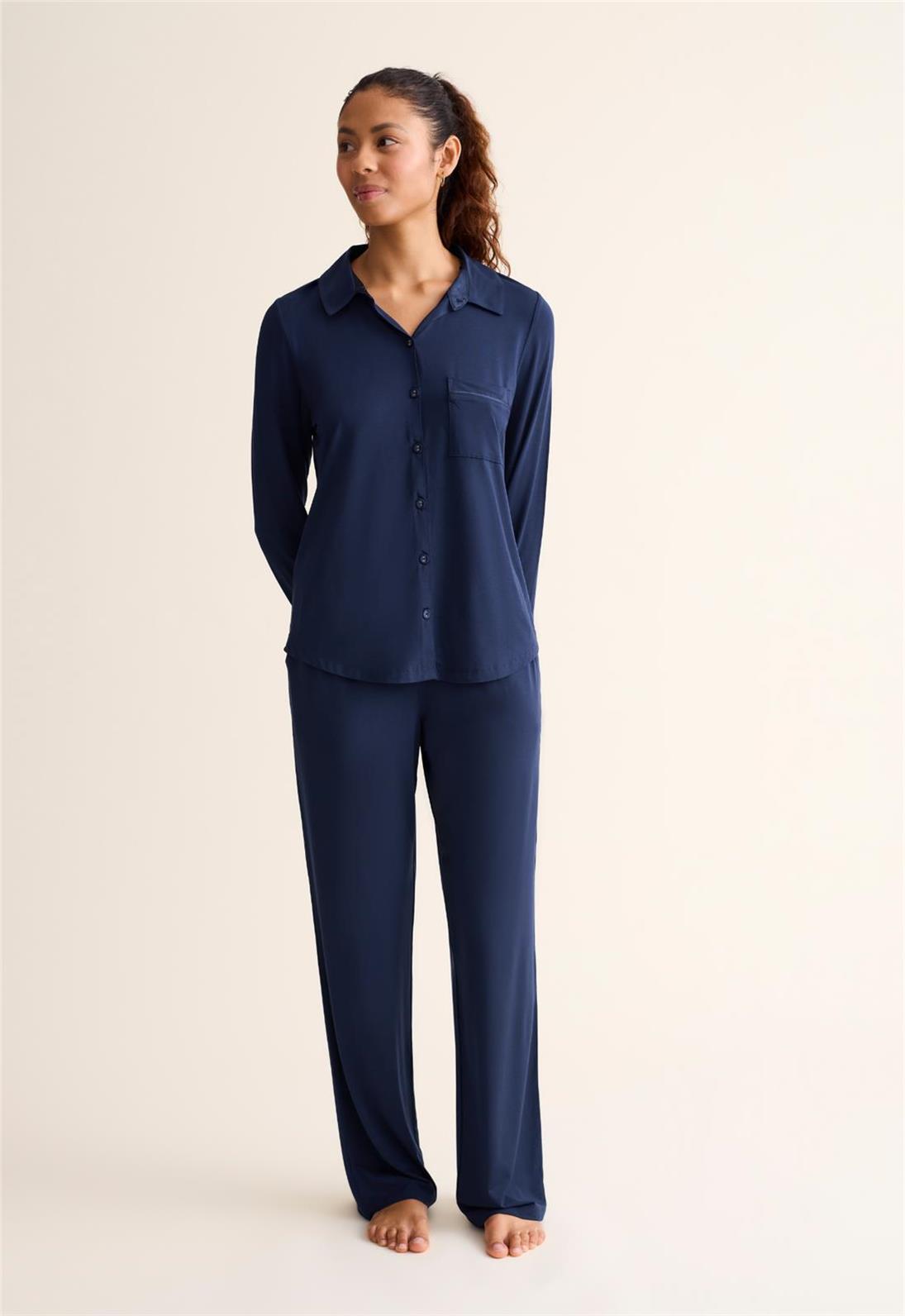 Button Down Pj Set – Montelle Intimates