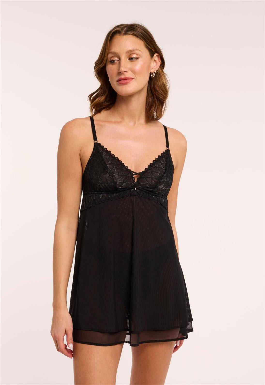 Lacy Babydoll Set